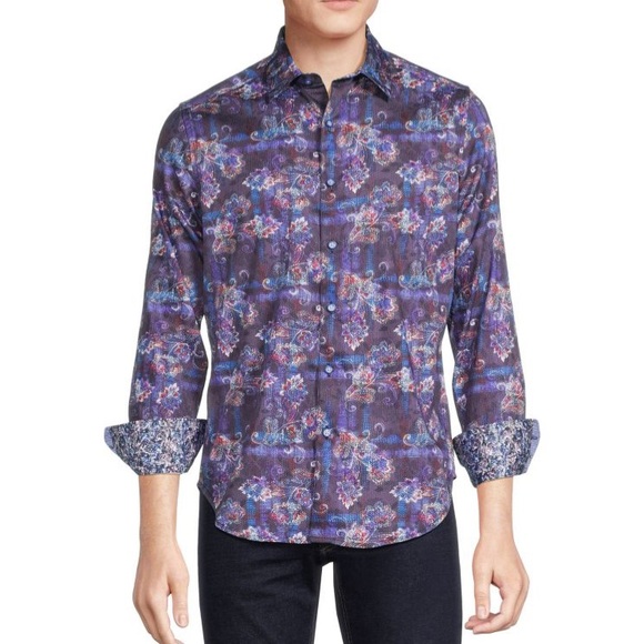 Robert Graham | Shirts | Robert Graham Dress Shirt Albany Paisley ...